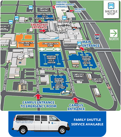 Construction Updates - Finding Your Way at Arkansas Children's